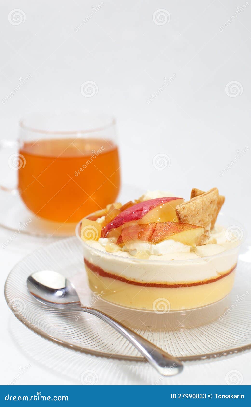 Fruit pudding stock image. Image of food, fruit, plate - 27990833