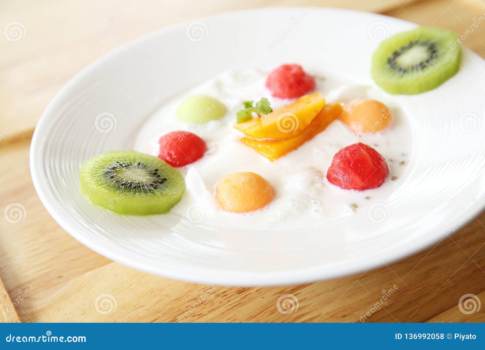 Fruit pudding stock photo. Image of closeup, berries - 136992058