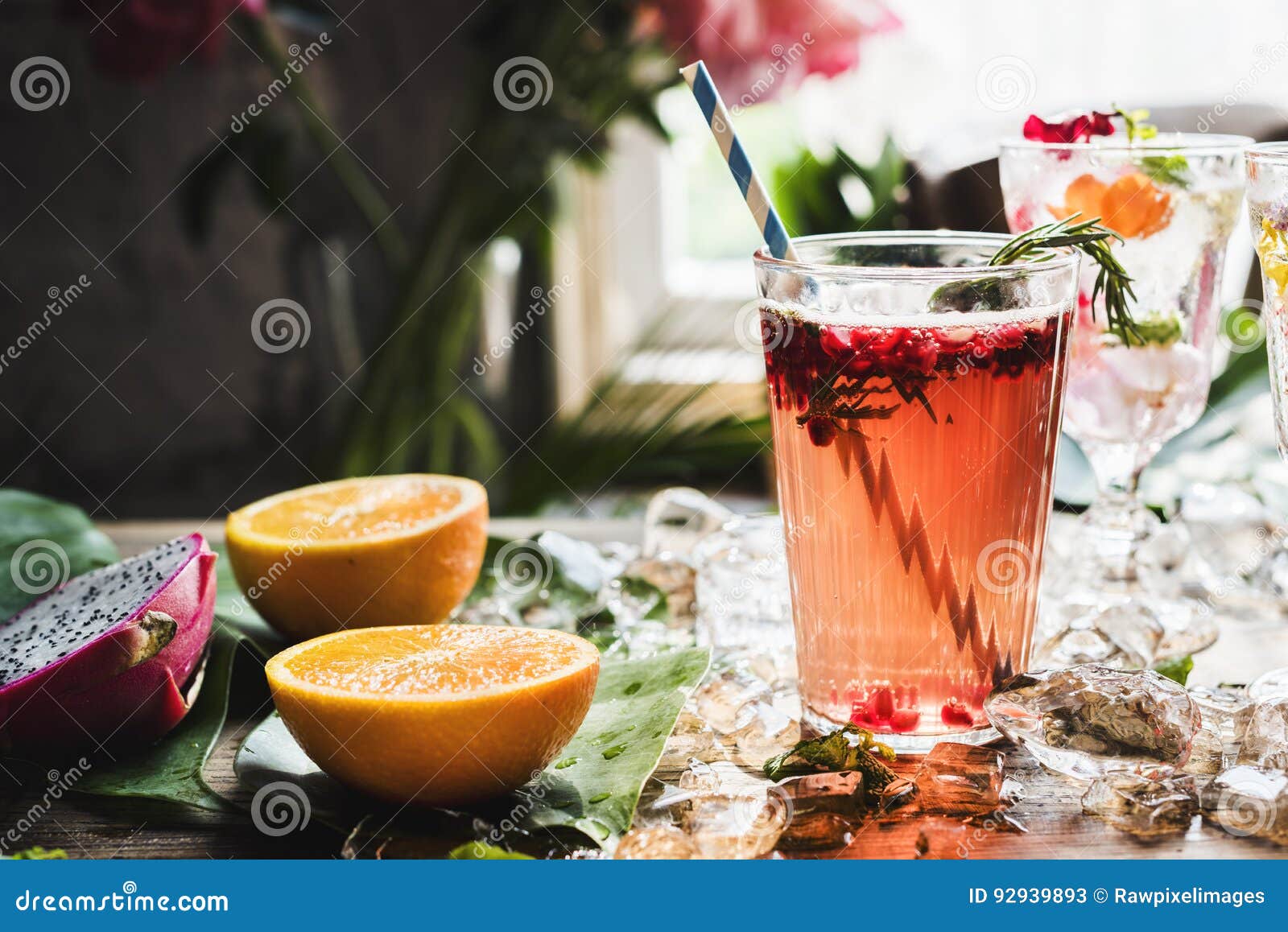 Fruit Punch Beverage Freshness Cocktail Stock Image - Image of glass ...