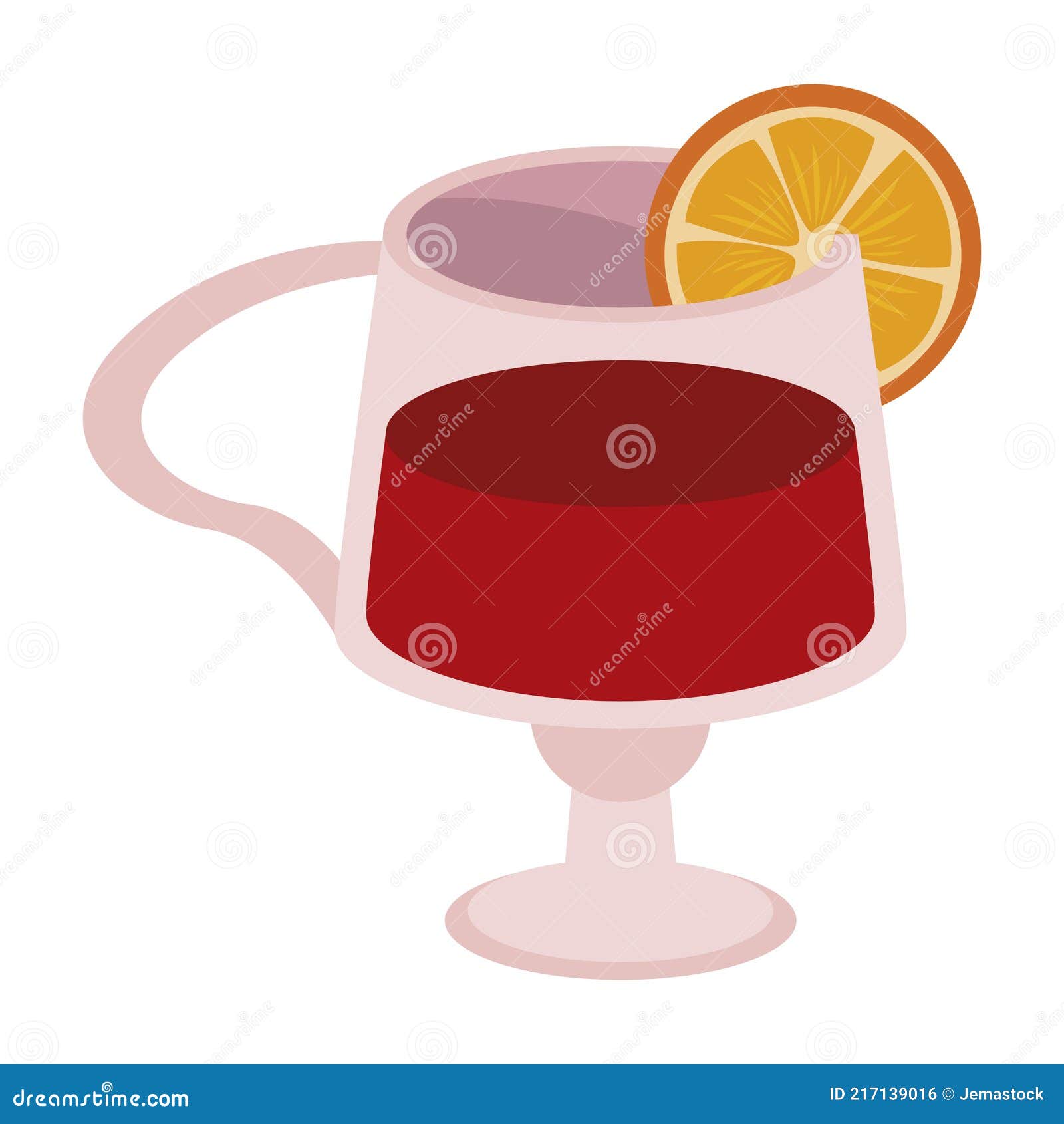 Fruit punch cup stock vector. Illustration of spicy - 217139016