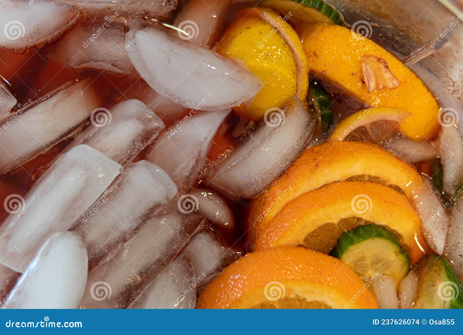 Fruit Punch in a Drink Dispenser at a Party Stock Photo - Image of ...