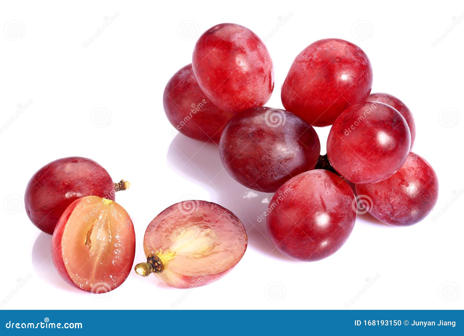 Fruit: Red Grapes stock photo. Image of sweet, high - 168193150