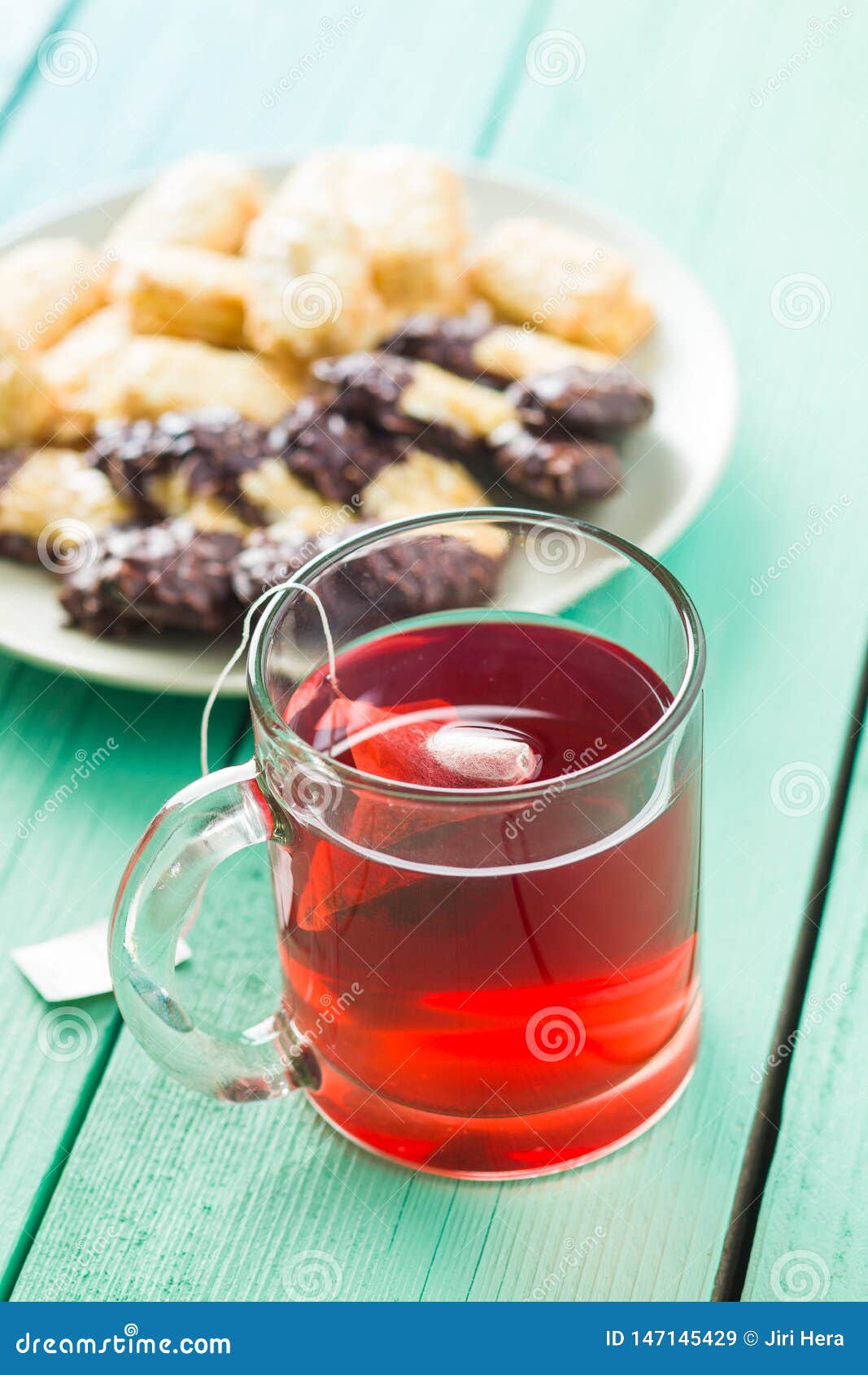 Fruit red tea stock image. Image of berry, breakfast - 147145429