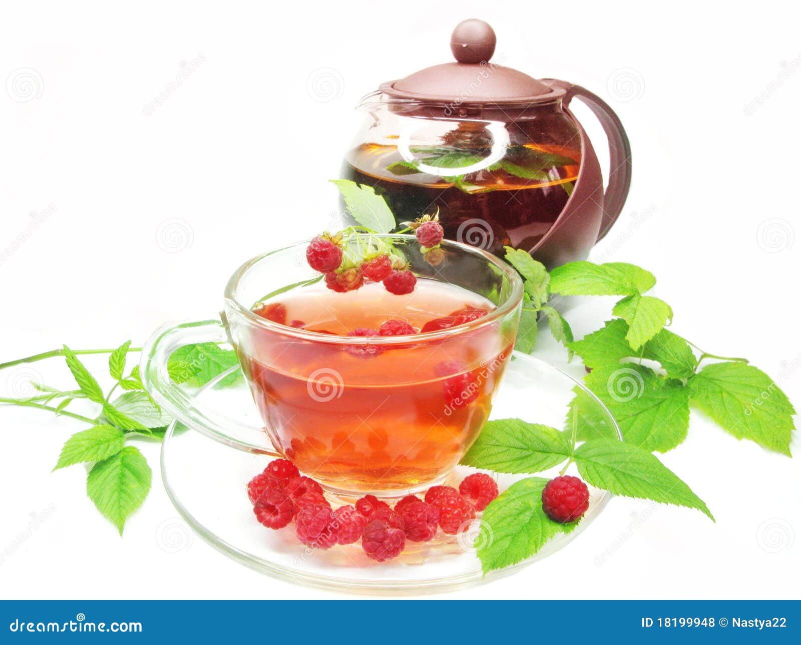 Fruit Red Tea with Raspberry Stock Photo - Image of beverage, raspberry ...