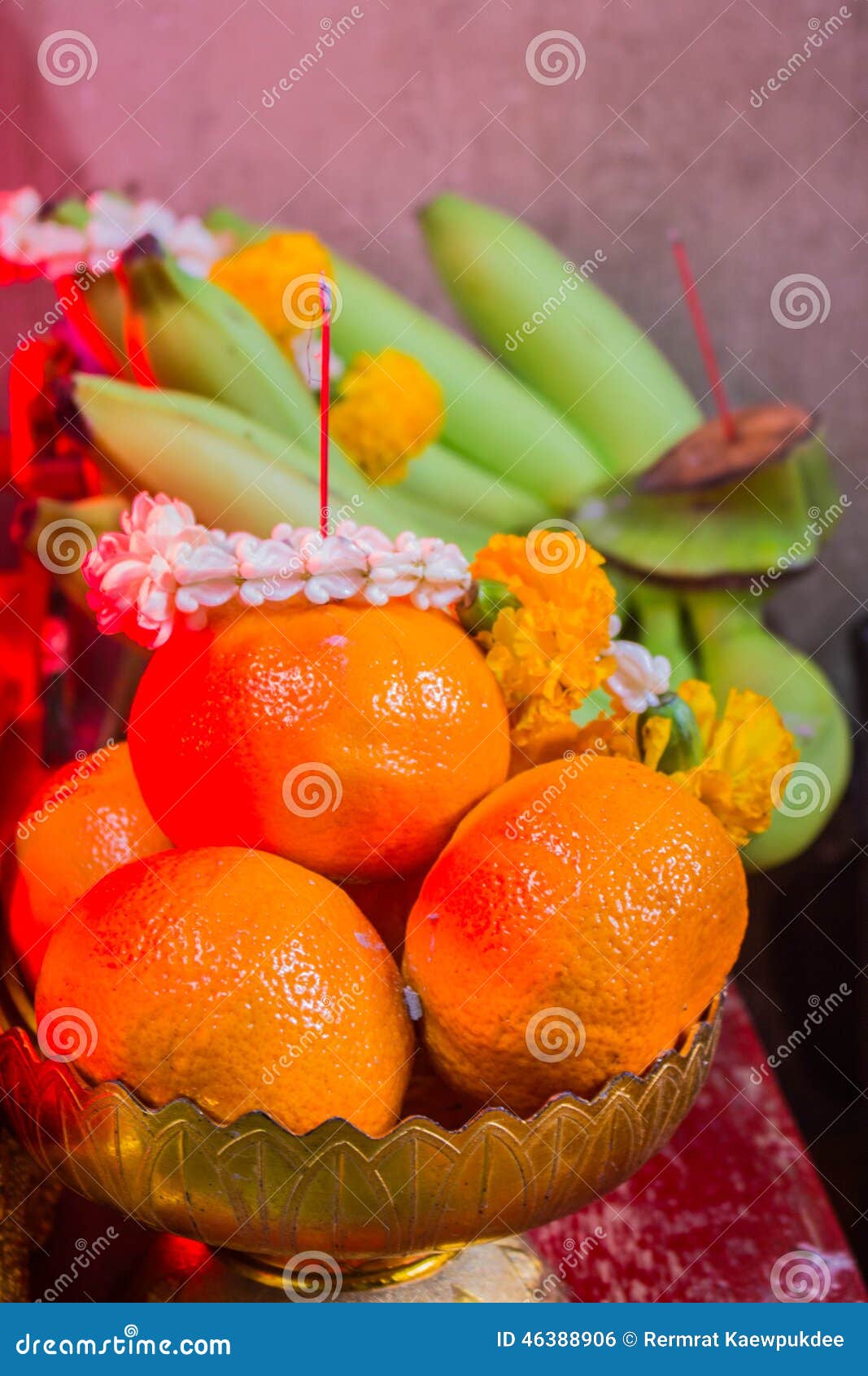 Fruit respect to god stock photo. Image of table, tradition - 46388906