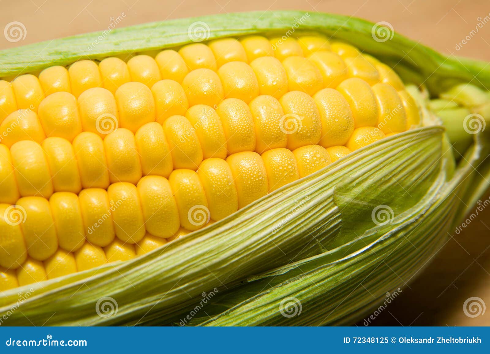 The Fruit of a Ripe Corn in Large Stock Image - Image of meal, kernel ...