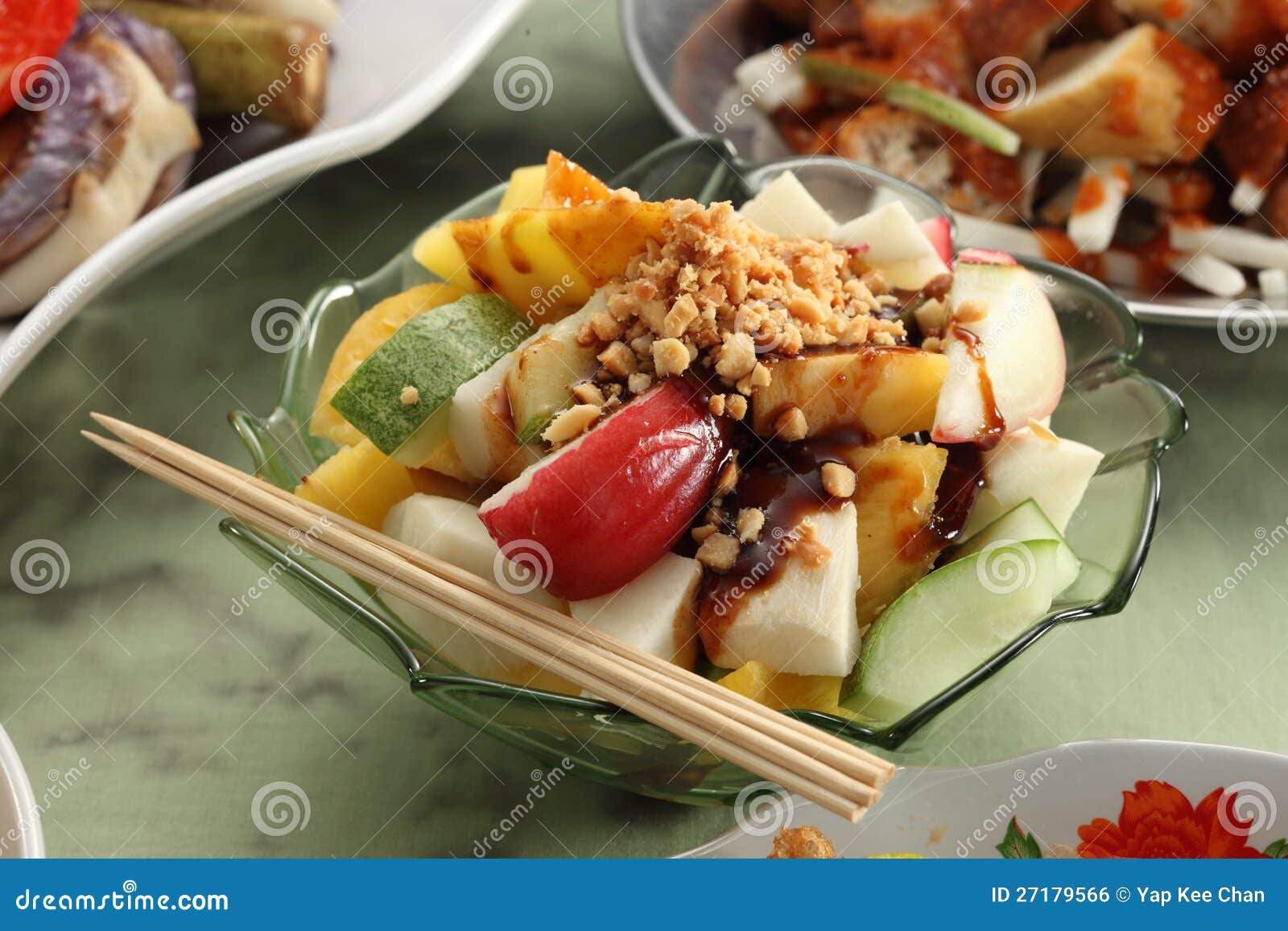 Fruit rojak stock photo. Image of penang, snack, fruits - 27179566