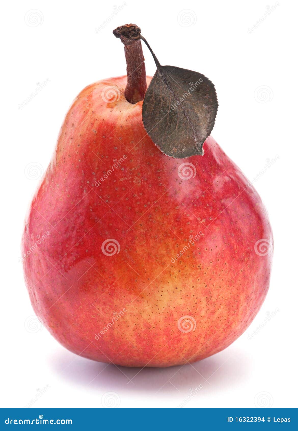 Fruit rouge de poire photo stock. Image du poire, fermer - 16322394