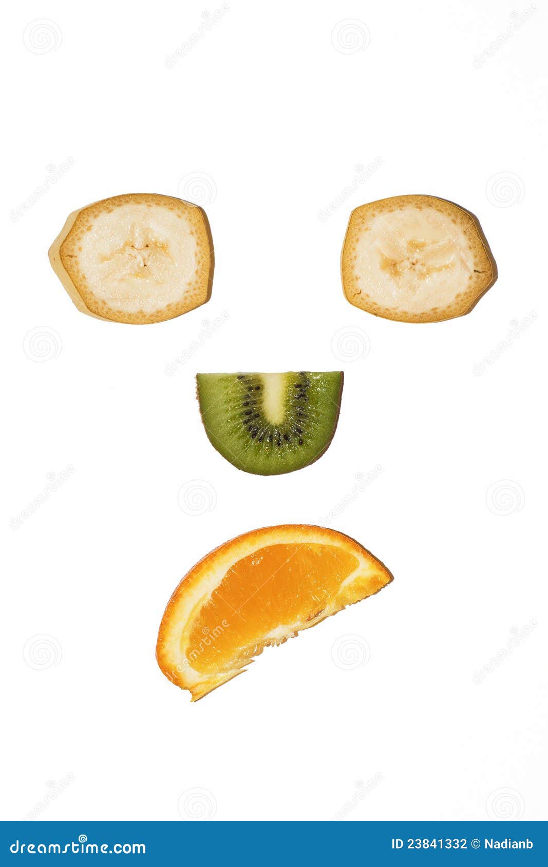 Fruit sad face stock photo. Image of smile, healthy, kiwi - 23841332