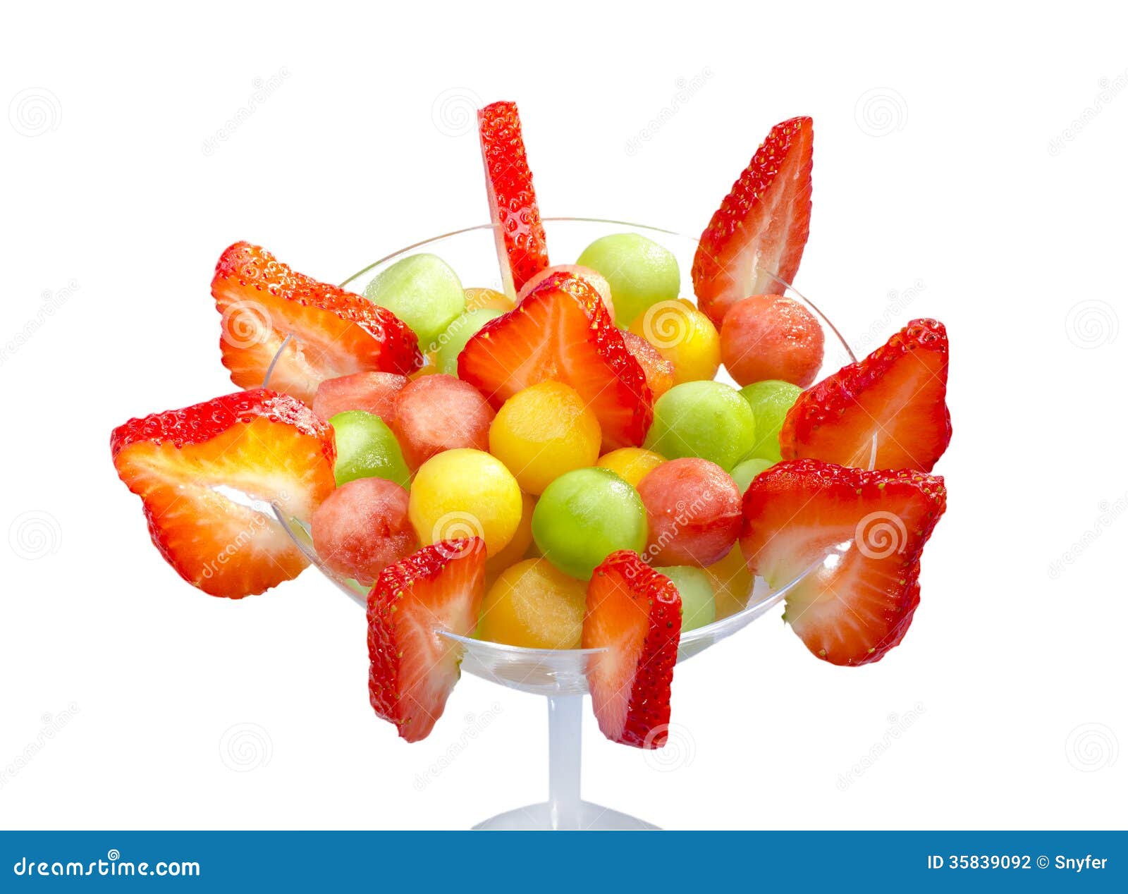 Fruit salad. stock photo. Image of strawberry, fruit - 35839092