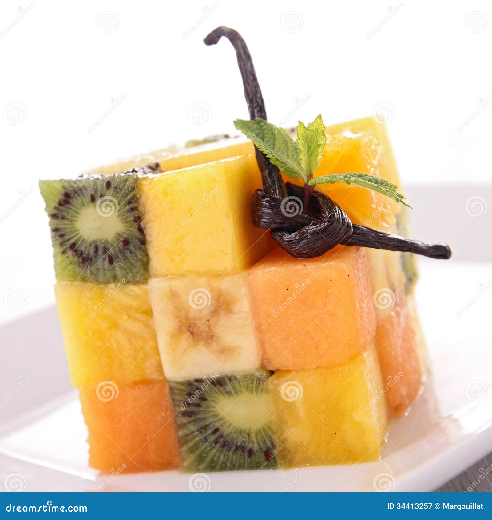 Fruit salad creative stock image. Image of decoration - 34413257