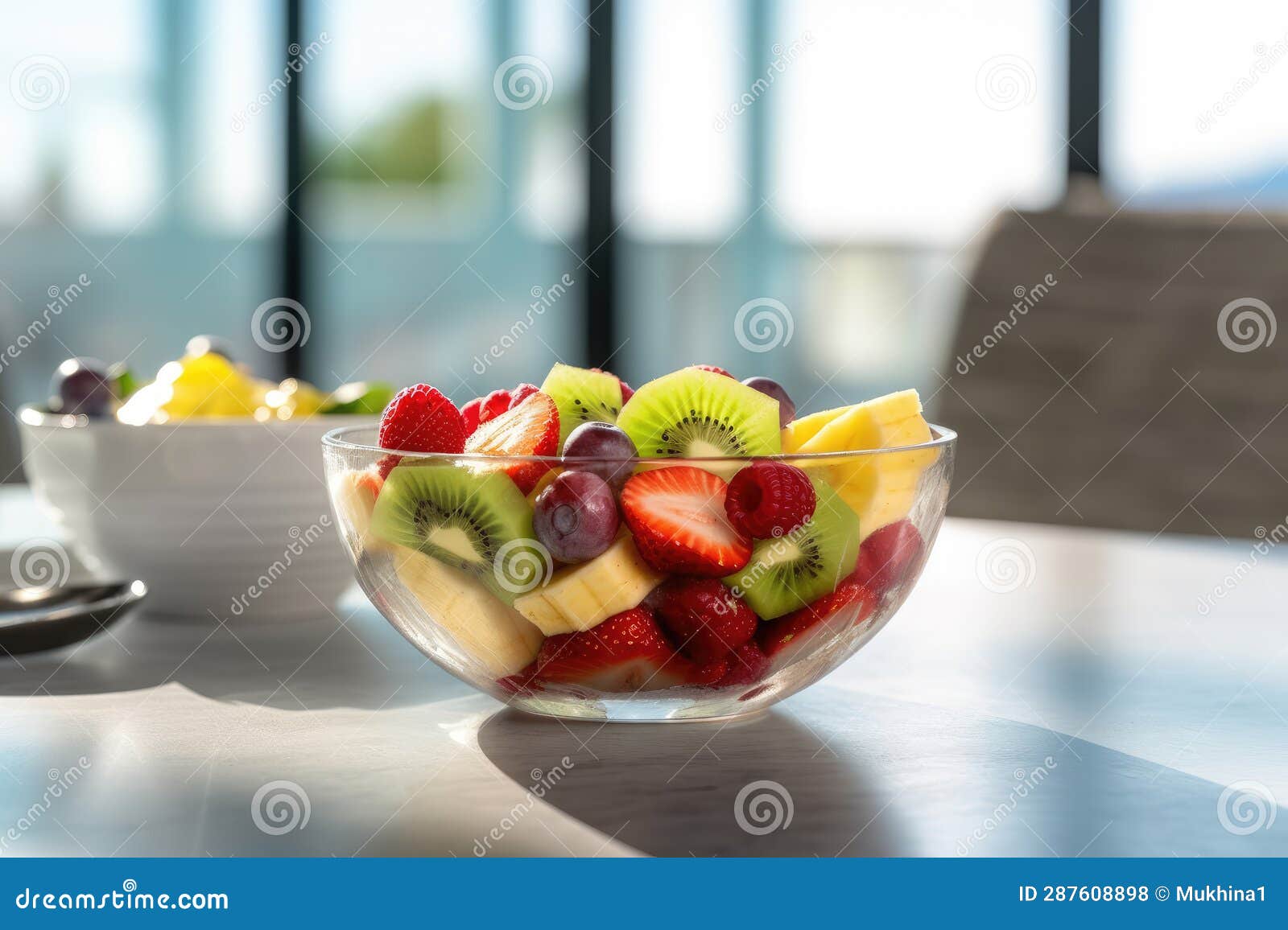 Fruit Salad. Generative AI Technology Stock Illustration - Illustration ...