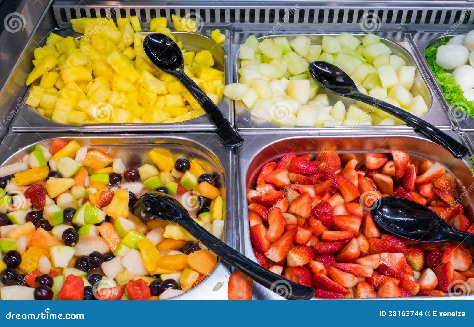 Fruit Salad in a Restaurant Stock Photo - Image of bilberry, cuisine ...
