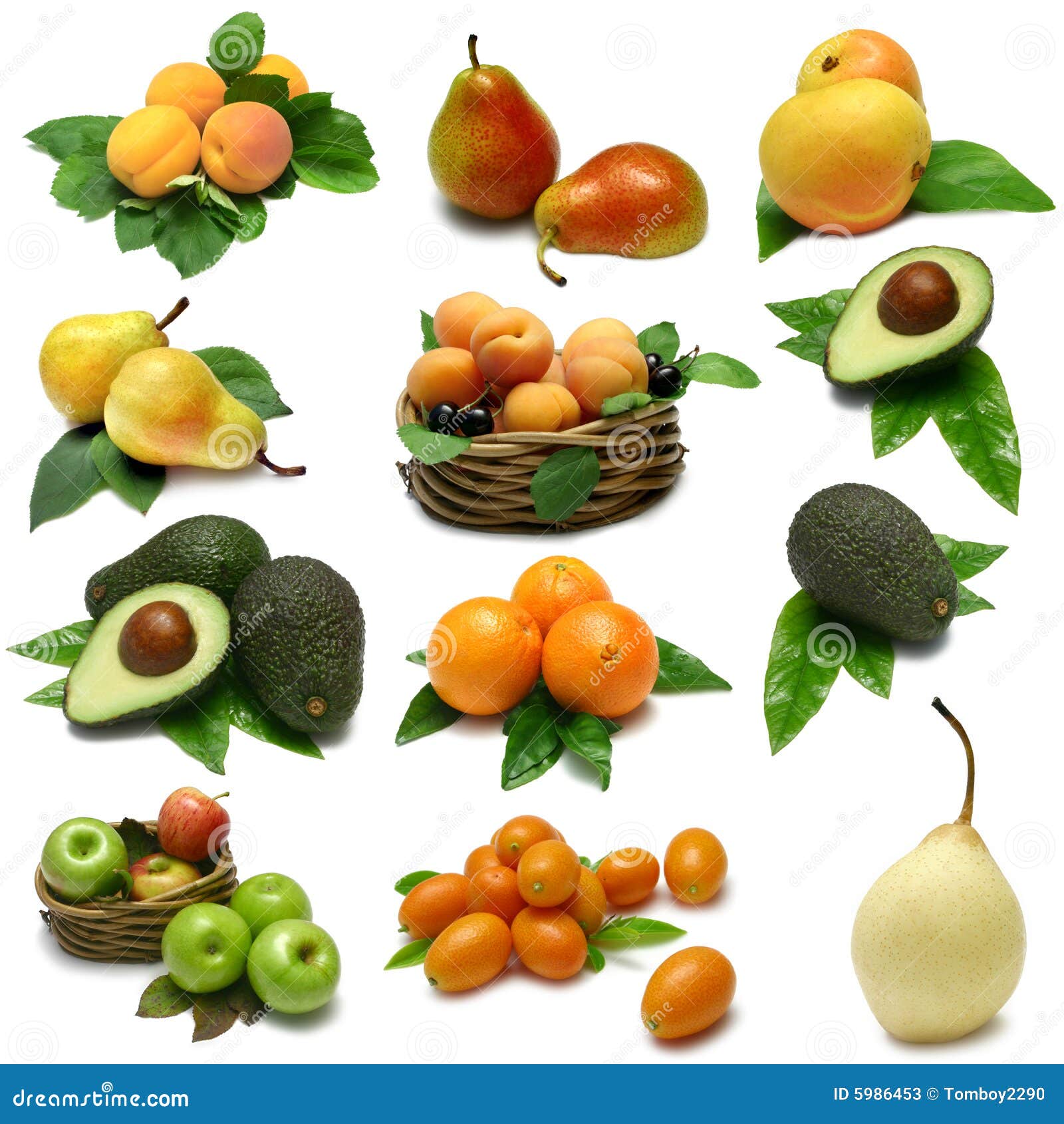Fruit Sampler stock image. Image of isolated, produce - 5986453