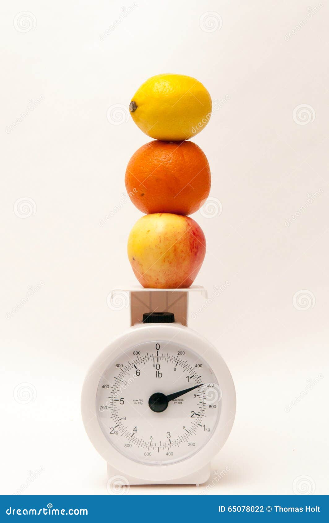 Fruit on scales stock photo. Image of health, dieting - 65078022