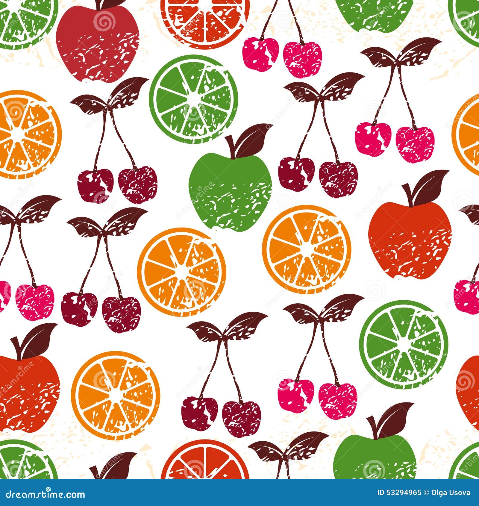 Fruit seamless pattern stock vector. Illustration of napkin - 53294965
