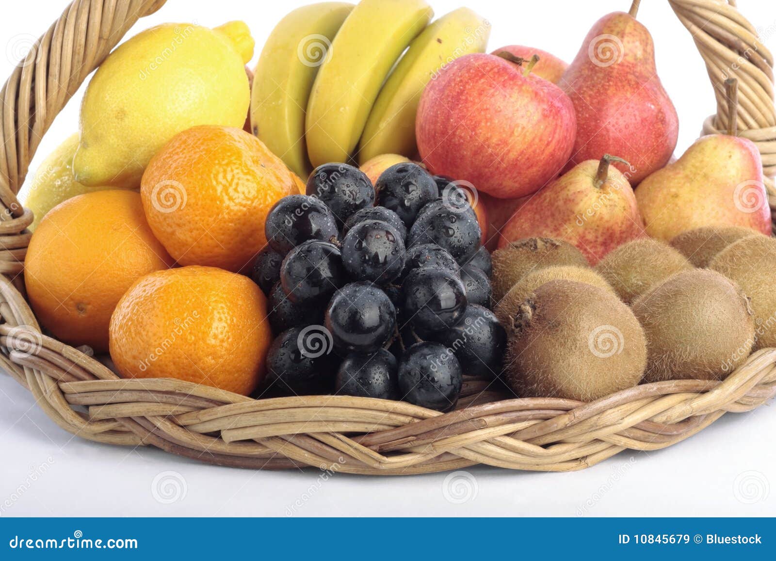 Fruit selection over white stock image. Image of closeup - 10845679