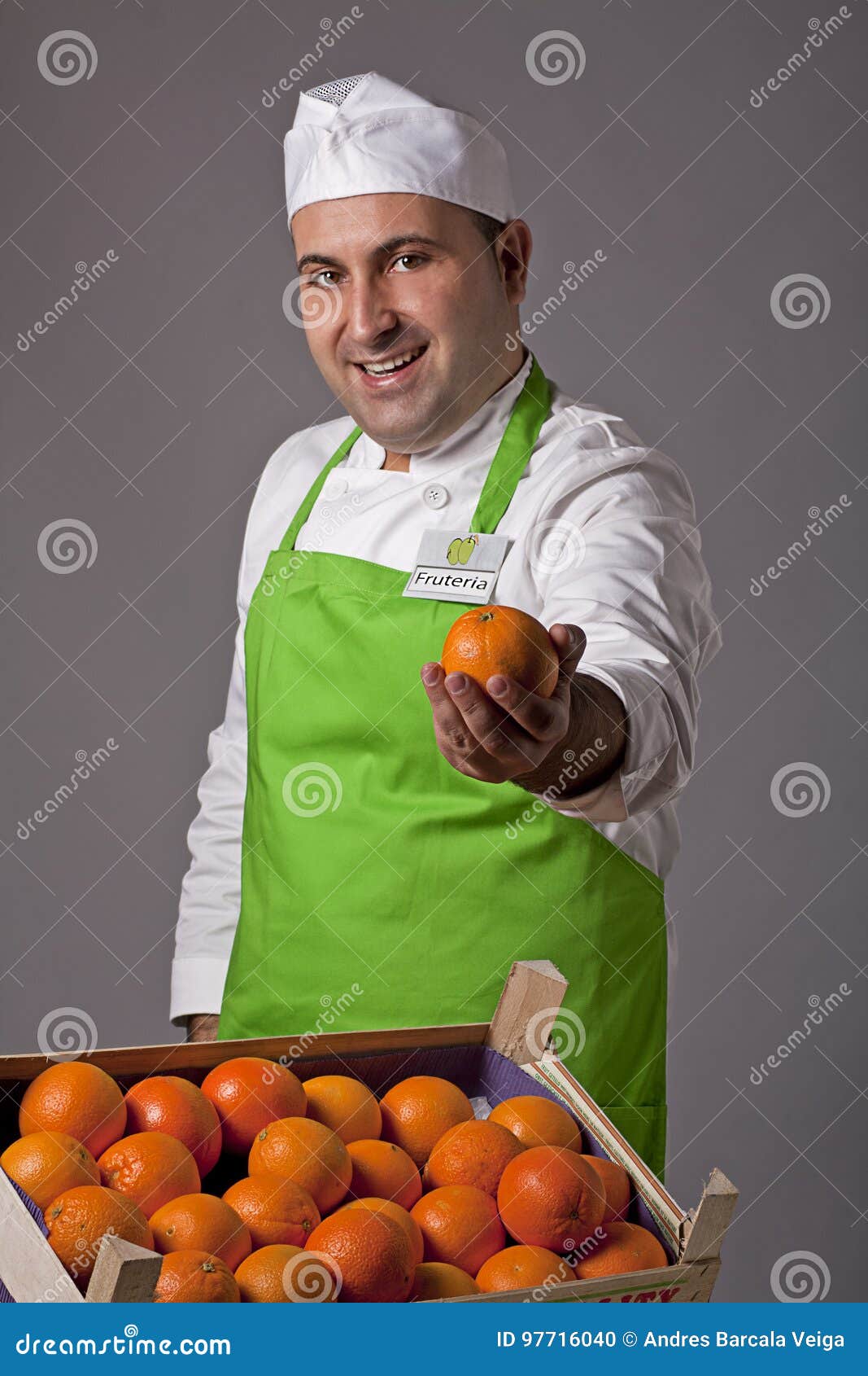Fruit Seller stock photo. Image of fruit, agriculture - 97716040
