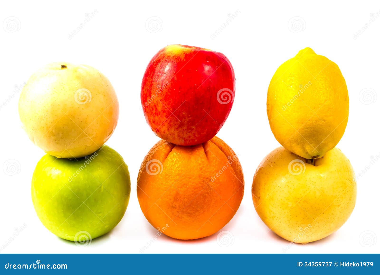 Fruit set in a row. stock image. Image of freshness, granny - 34359737