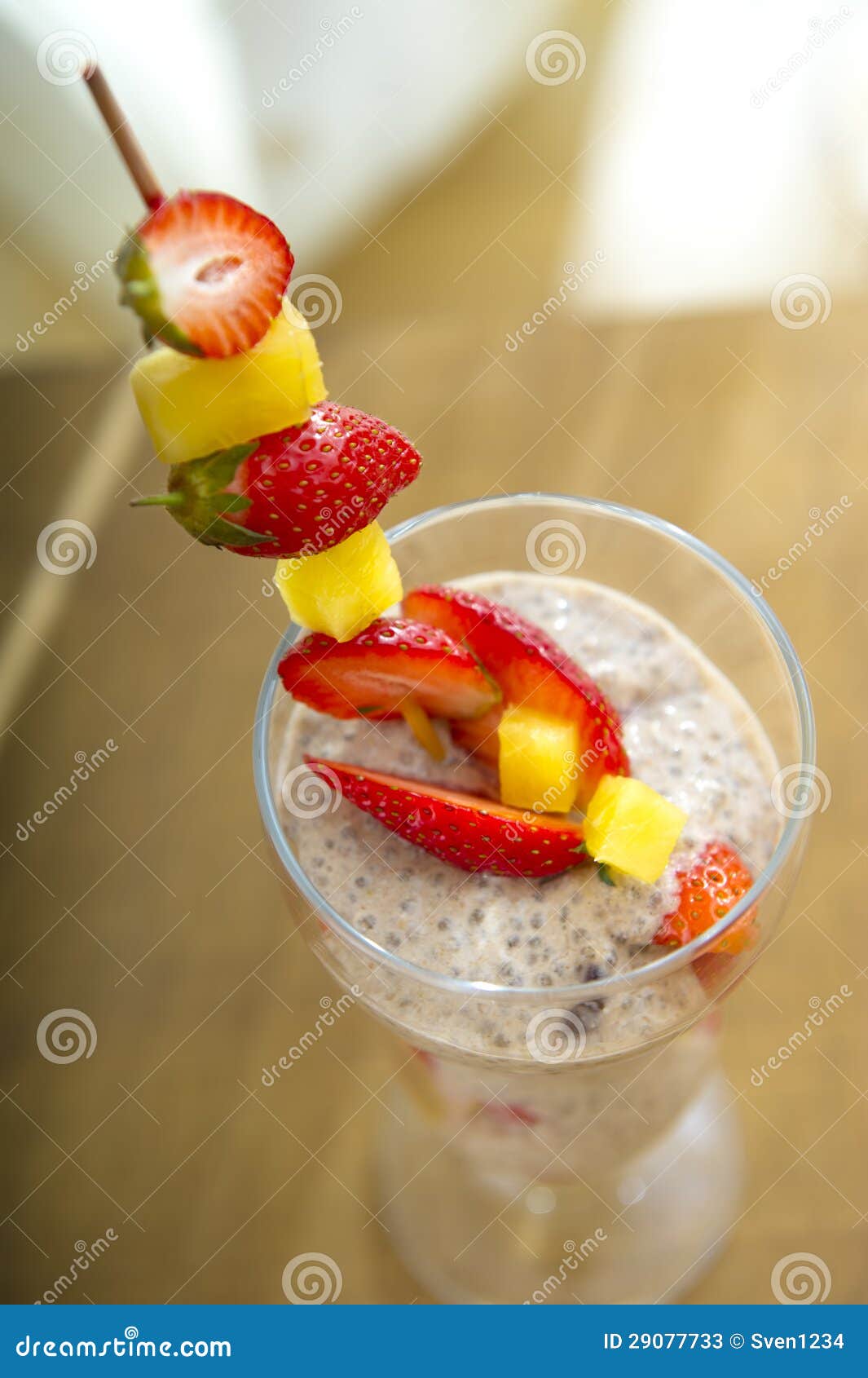 Fruit shake stock image. Image of glass, spors, strawberries - 29077733