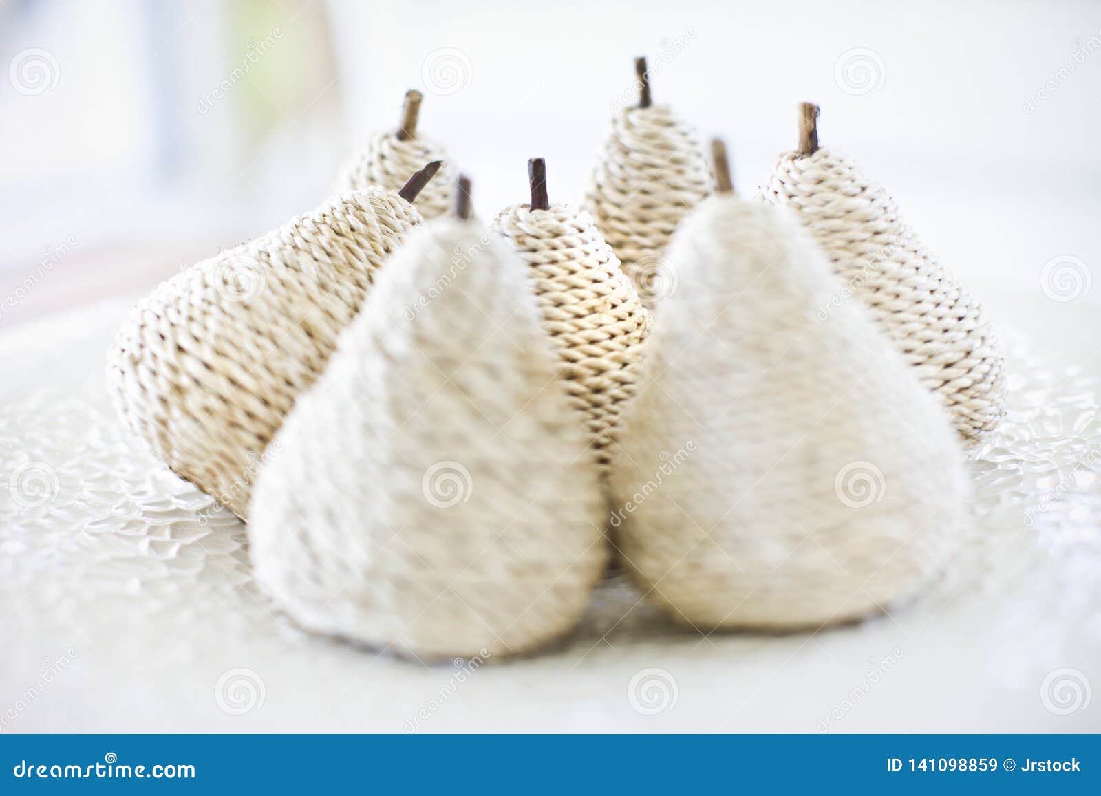 Fruit Shaped Thread Yarn Close Up and Blurred Stock Image - Image of ...