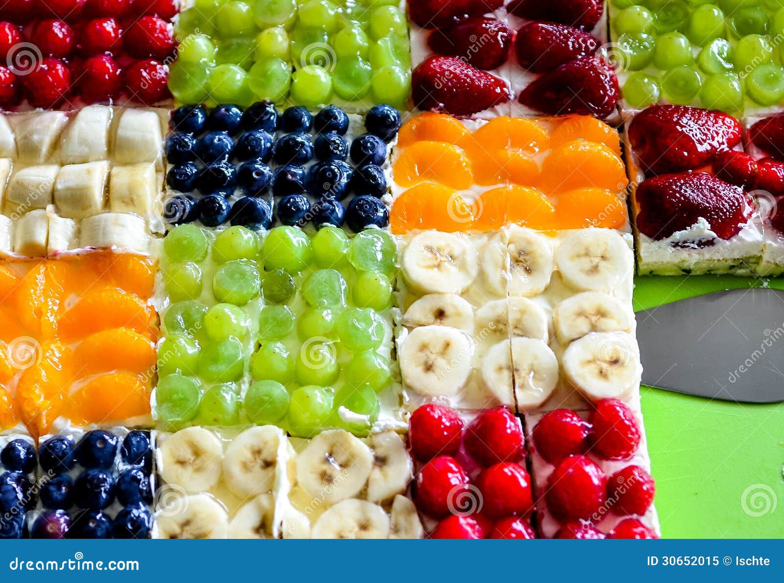 Fruit sheet cake stock image. Image of orange, fresh - 30652015
