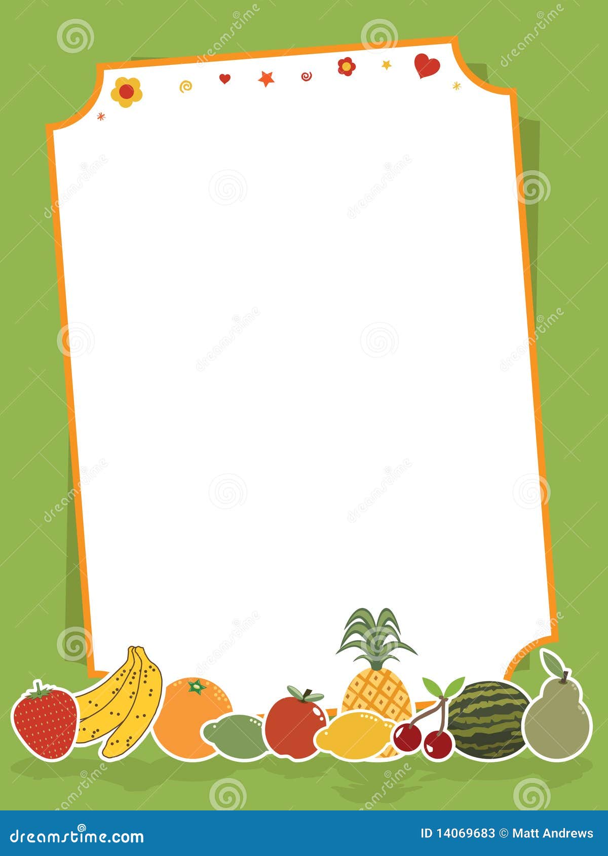 Fruit sign stock vector. Illustration of healthy, nutrition - 14069683