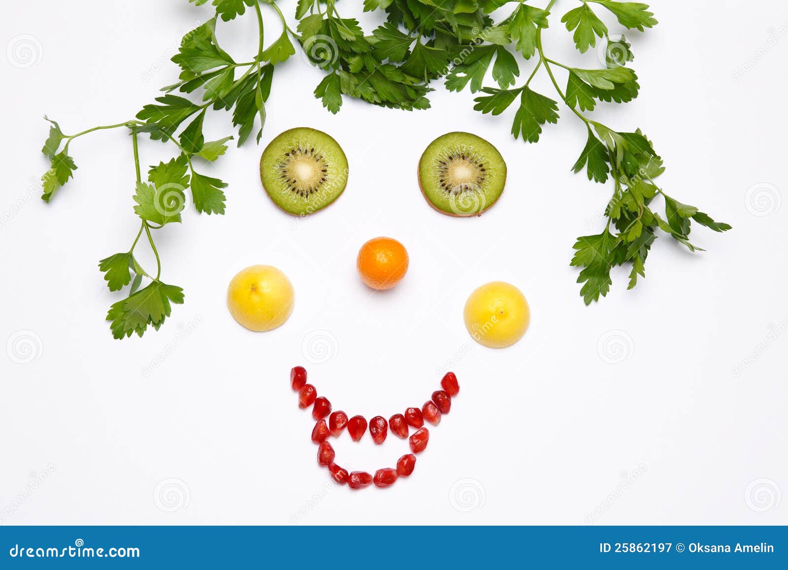 Fruit a smile stock image. Image of portion, human, freshness - 25862197