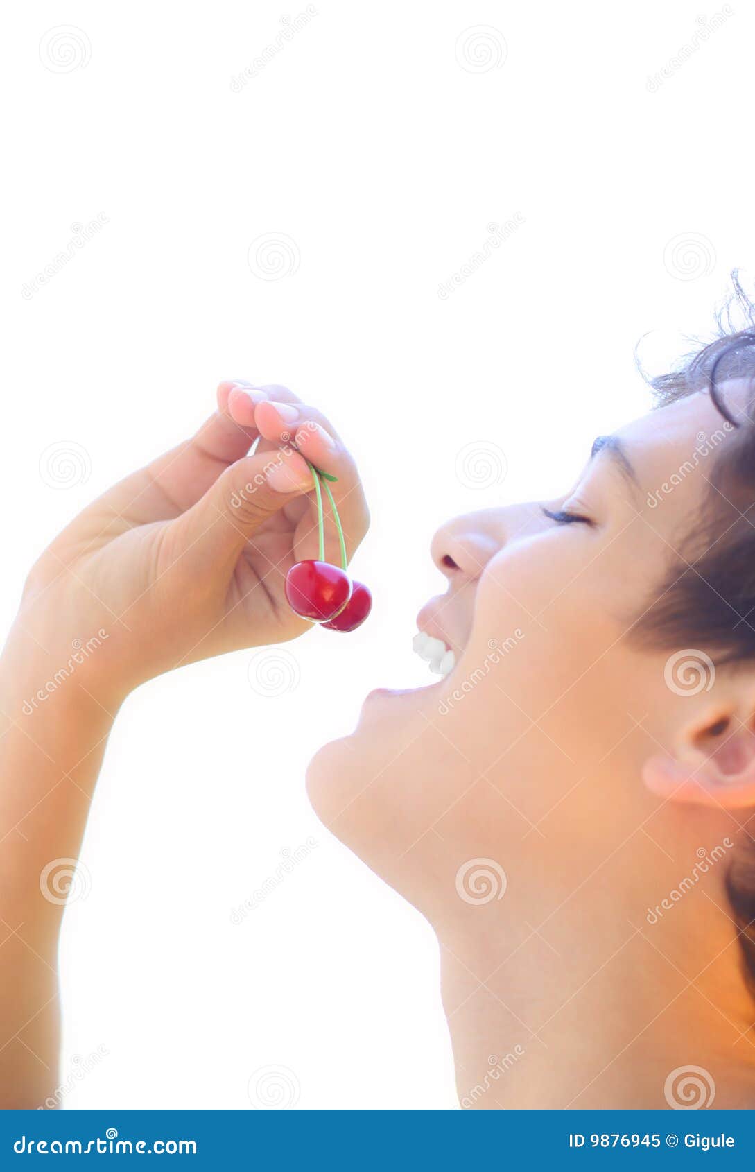 Fruit and smile stock image. Image of tenderness, fingers - 9876945