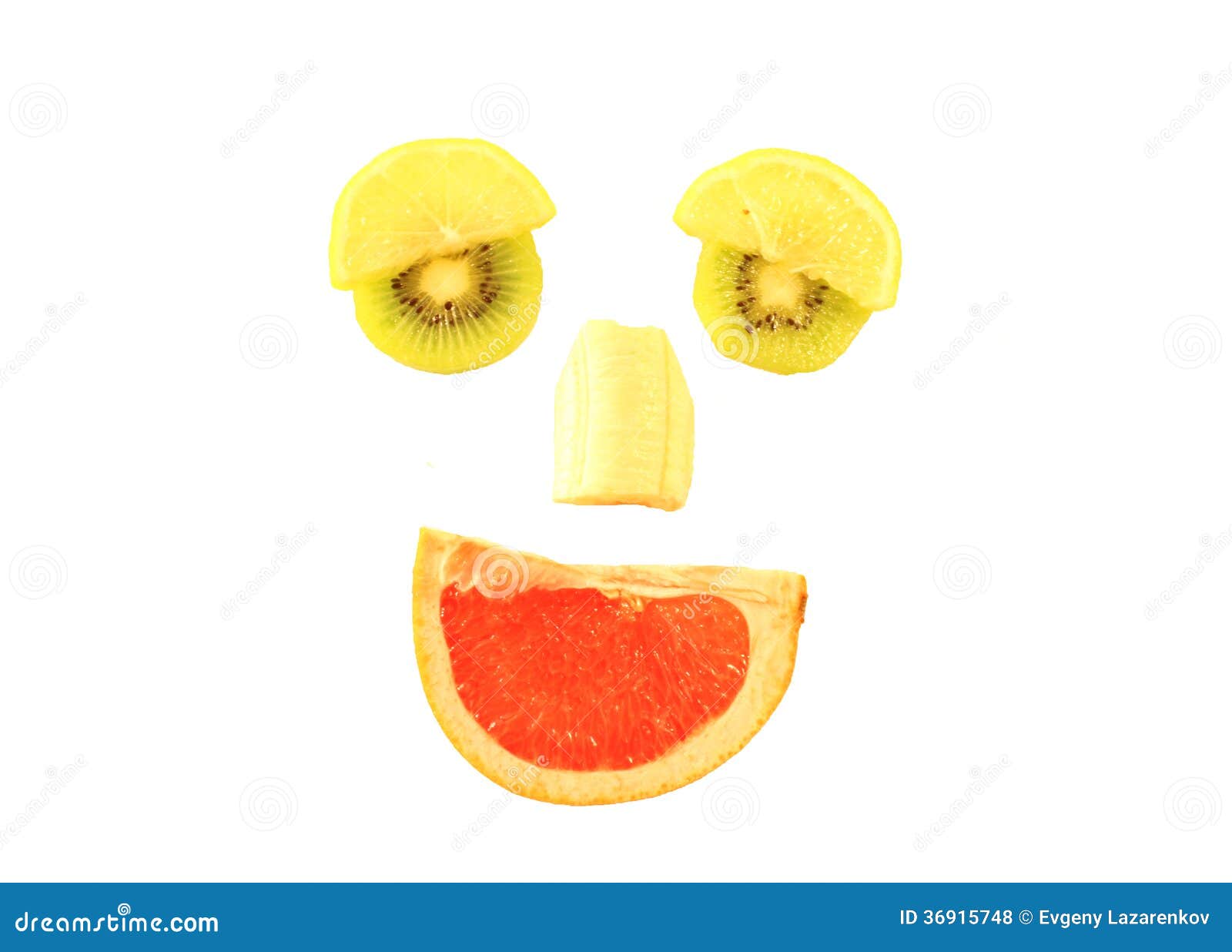 Fruit Smiling Face stock photo. Image of smile, fruity - 36915748