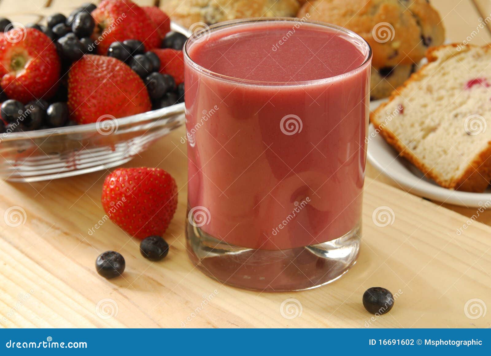 Fruit smoothie with bread stock photo. Image of nutritious - 16691602