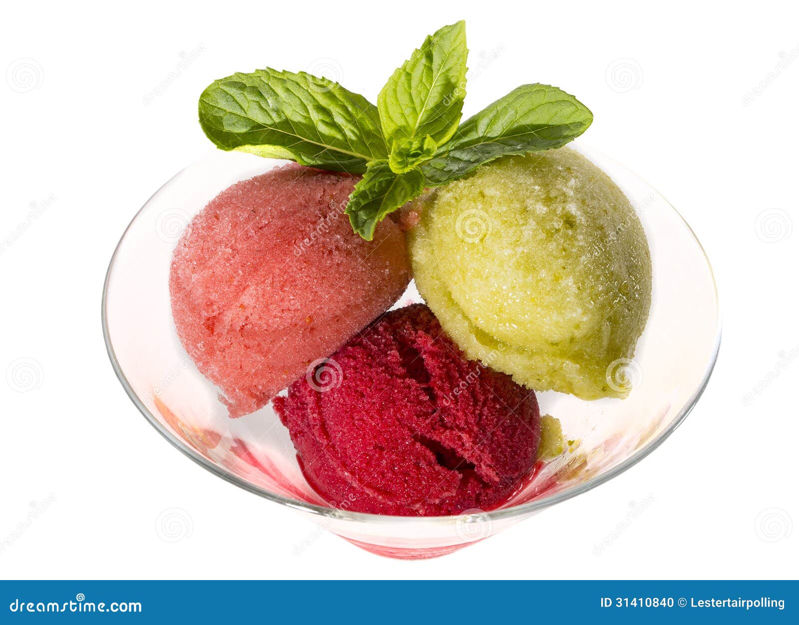 Fruit sorbet stock photo. Image of food, cream, yellow - 31410840