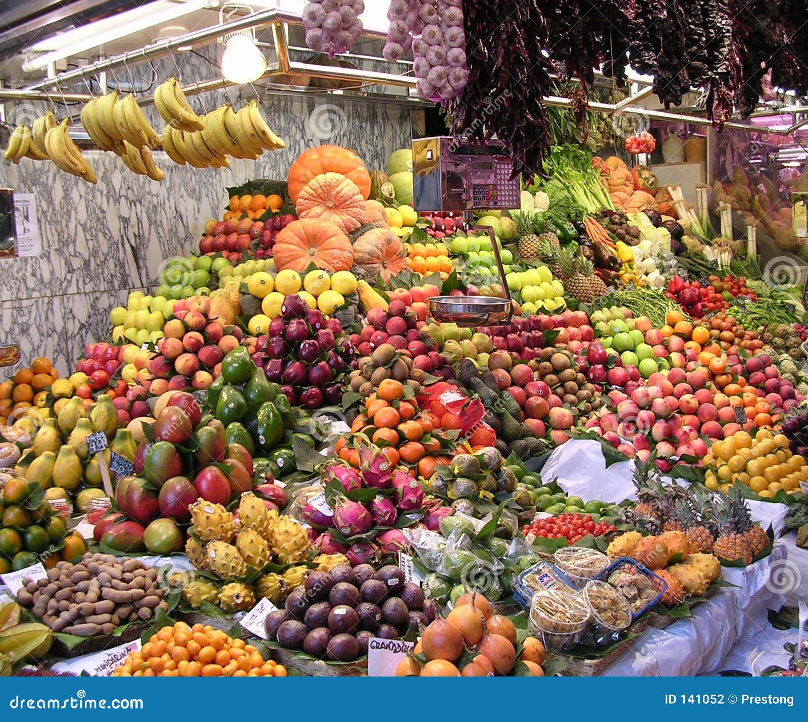 Fruit Stall 2. stock photo. Image of display, vegetables - 141052