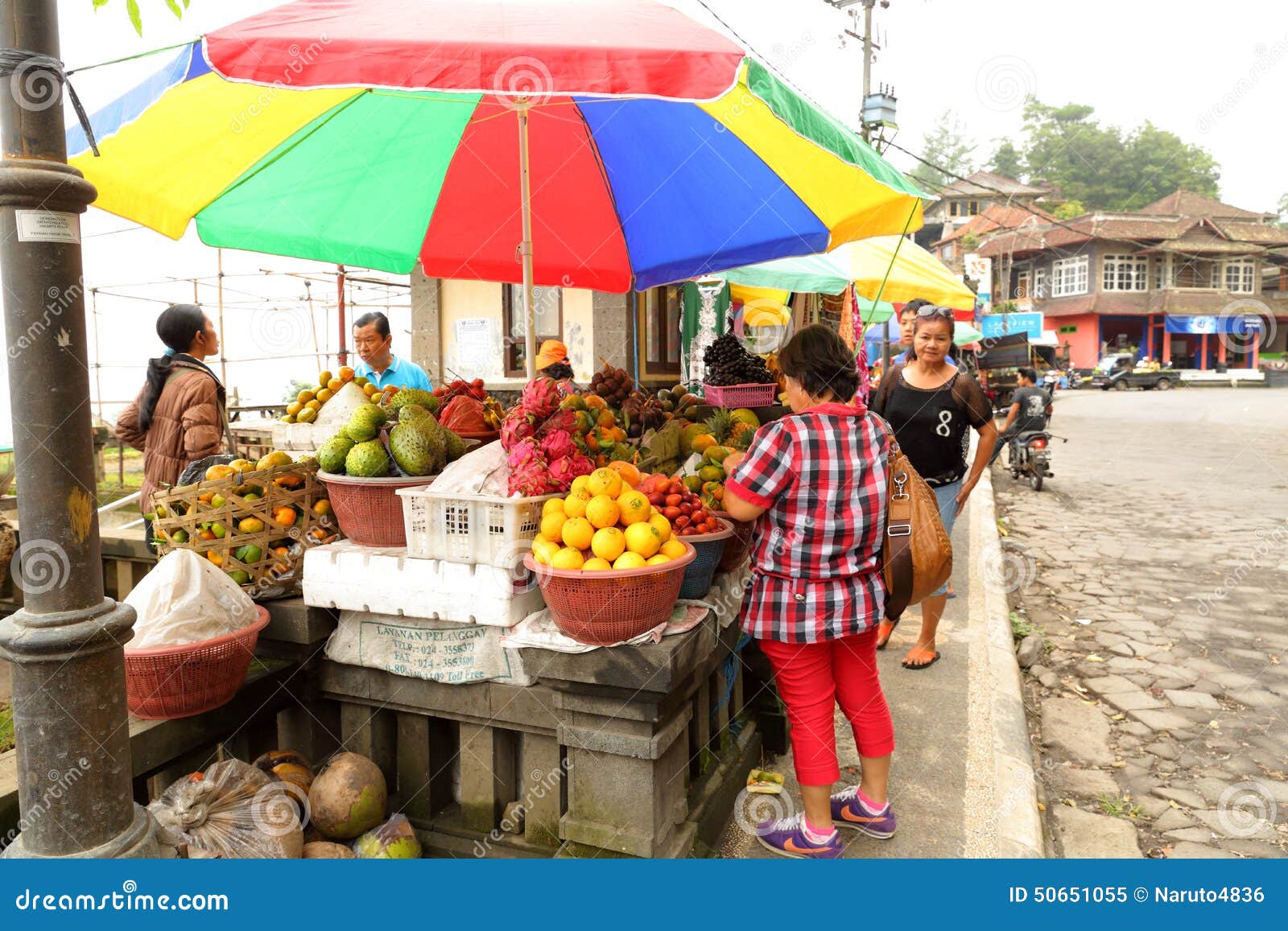 Fruit stall in Bali editorial image. Image of east, groceries - 50651055