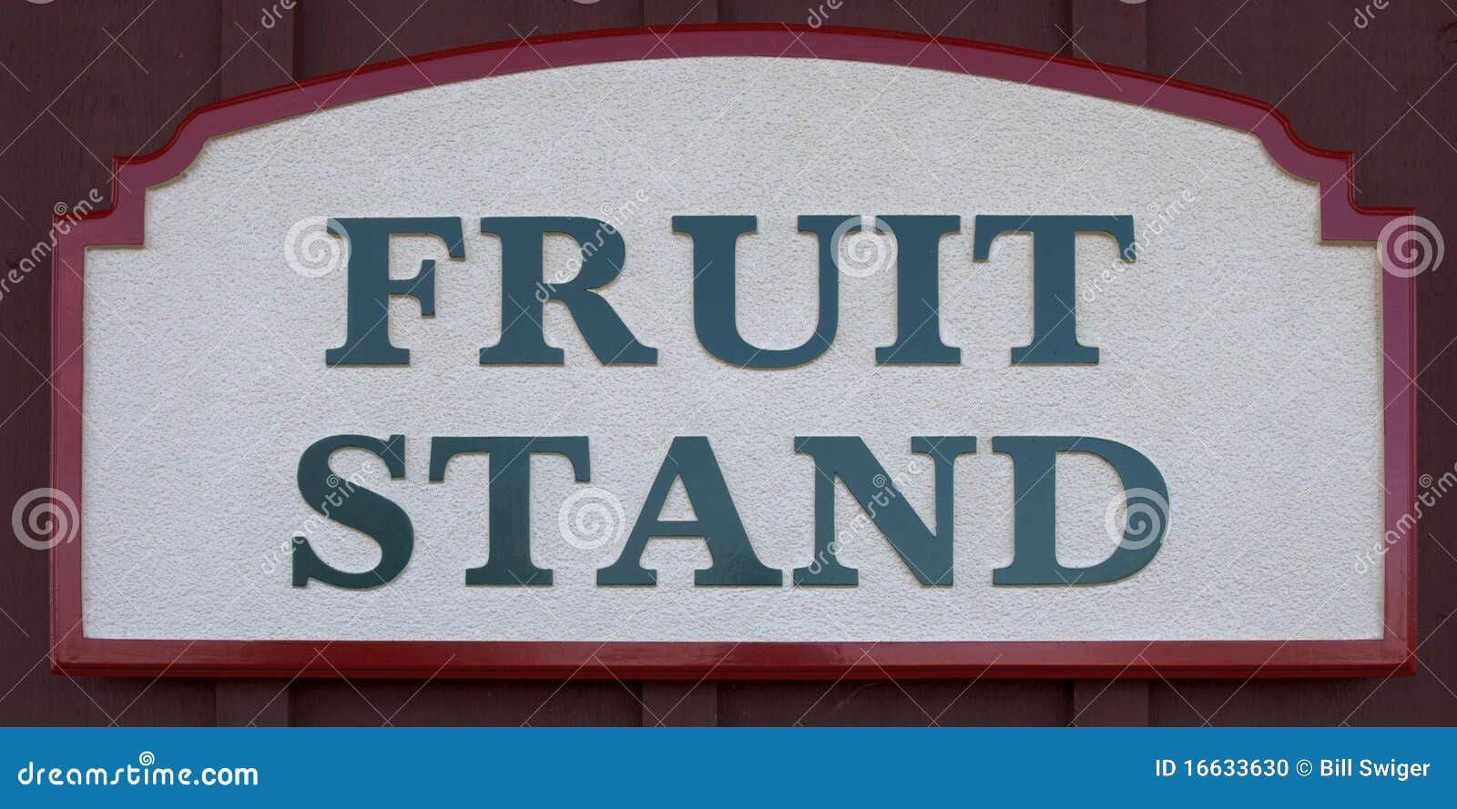 Fruit Stand Sign stock photo. Image of sign, business - 16633630