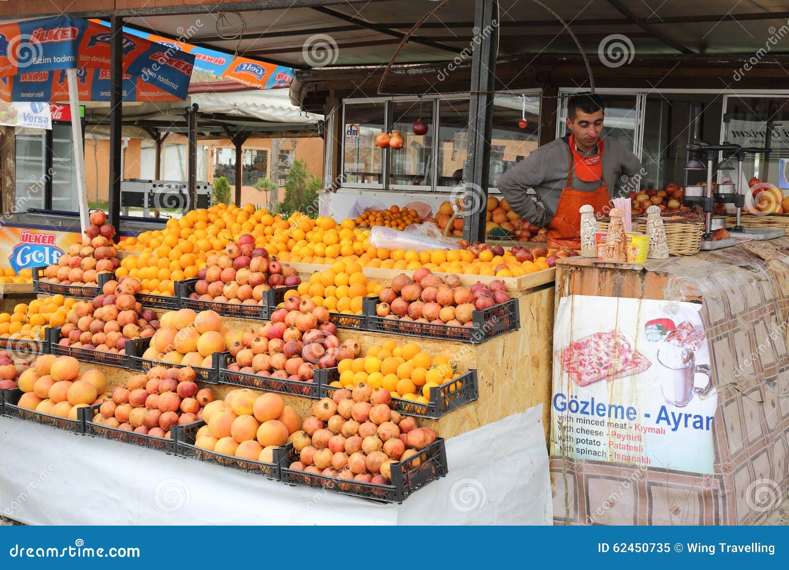Fruit stand in Turkey editorial image. Image of healthy - 62450735