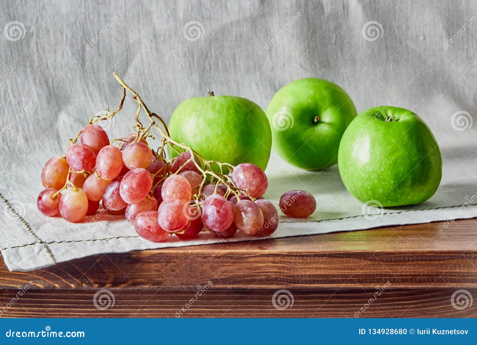 Fruit Still Life on the Table Stock Photo - Image of retro, colored ...