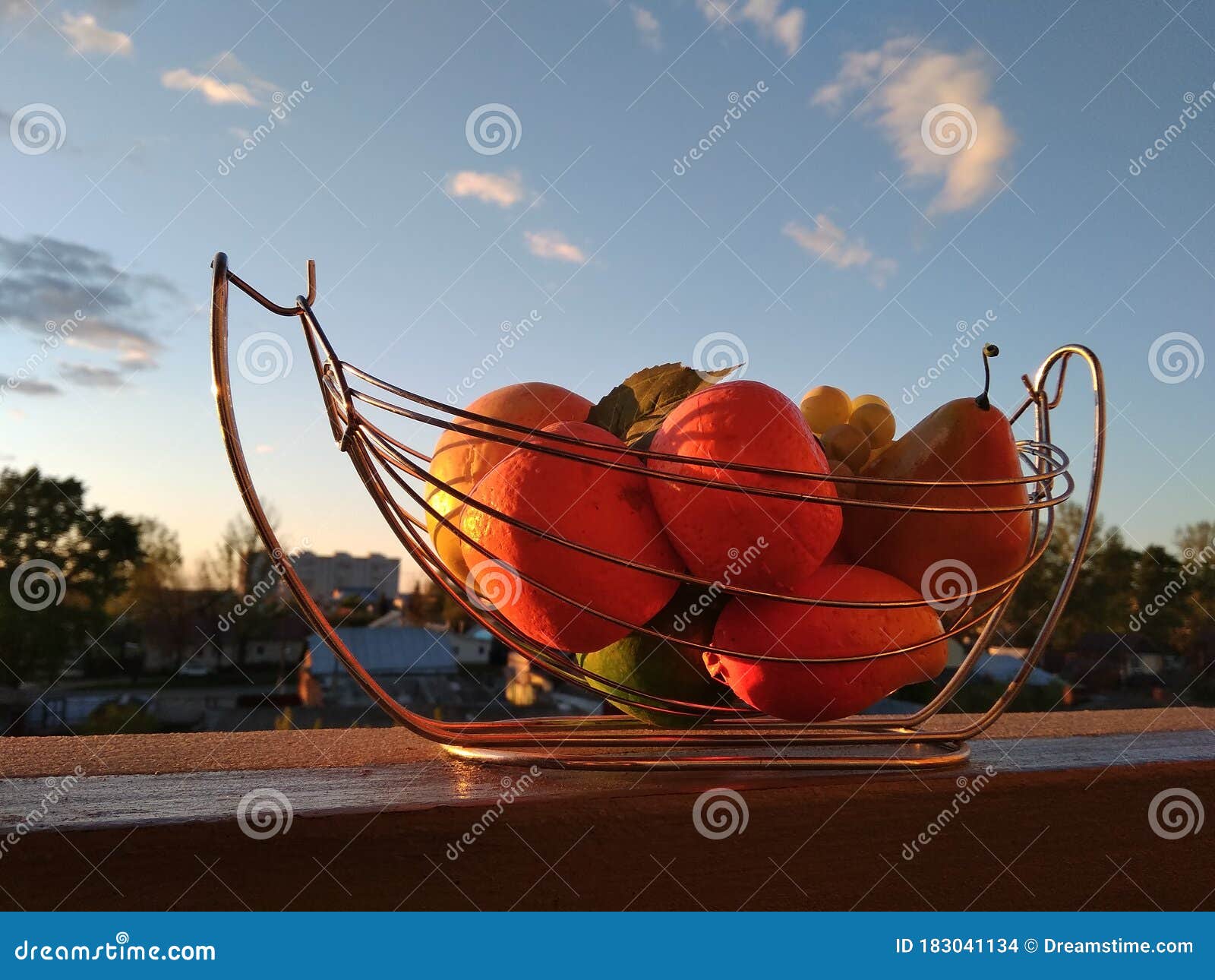 Fruit at Sunset-a Heavenly Delight Stock Photo - Image of fruit ...