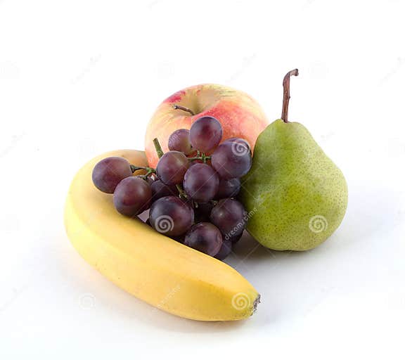 Fruit sur un fond blanc. photo stock. Image du végétarien - 19453218