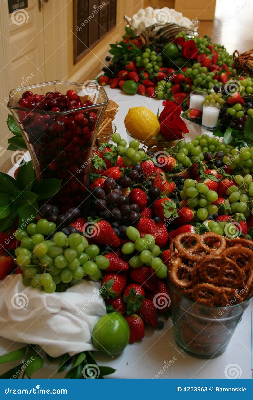 Fruit Table 3 stock image. Image of strawberries, fresh - 4253963