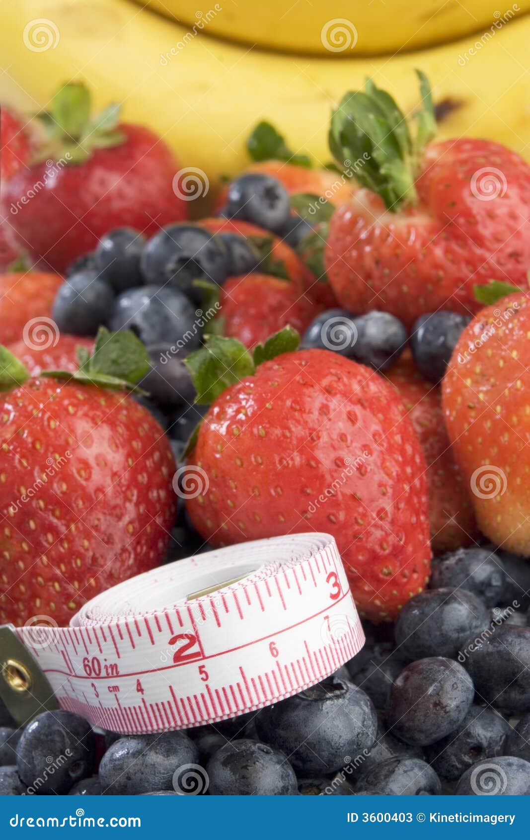 Fruit with a tape measure stock image. Image of nutritious - 3600403