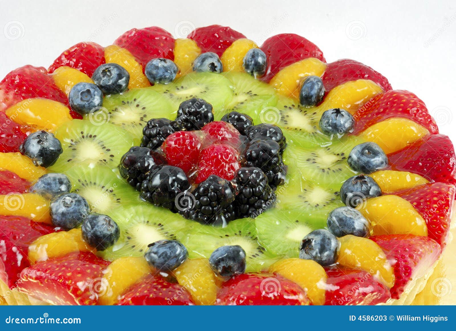 Fruit tart cake stock image. Image of fruit, happiness - 4586203