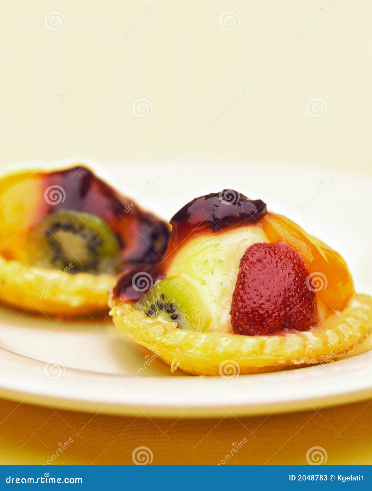 Fruit tart flan stock image. Image of luscious, cake, food - 2048783
