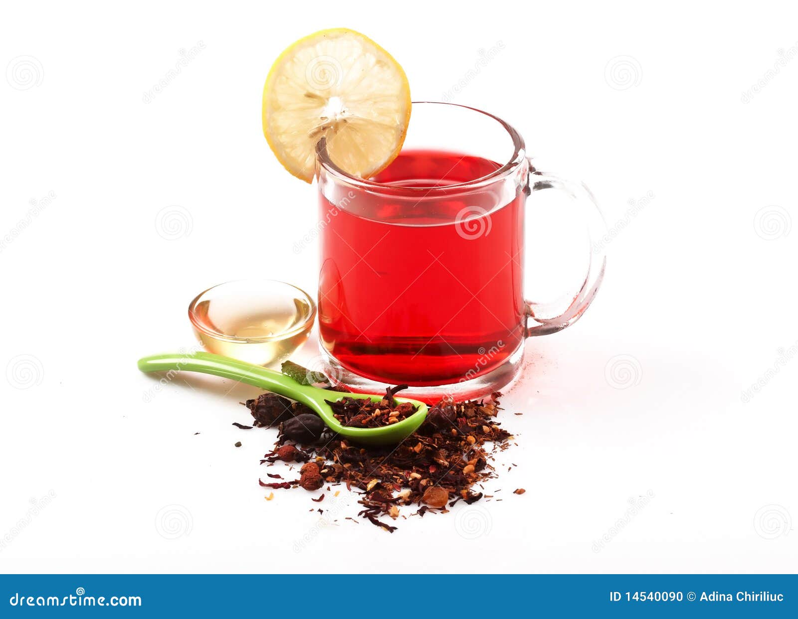 Fruit tea stock photo. Image of glass, honey, lemon, medicine - 14540090