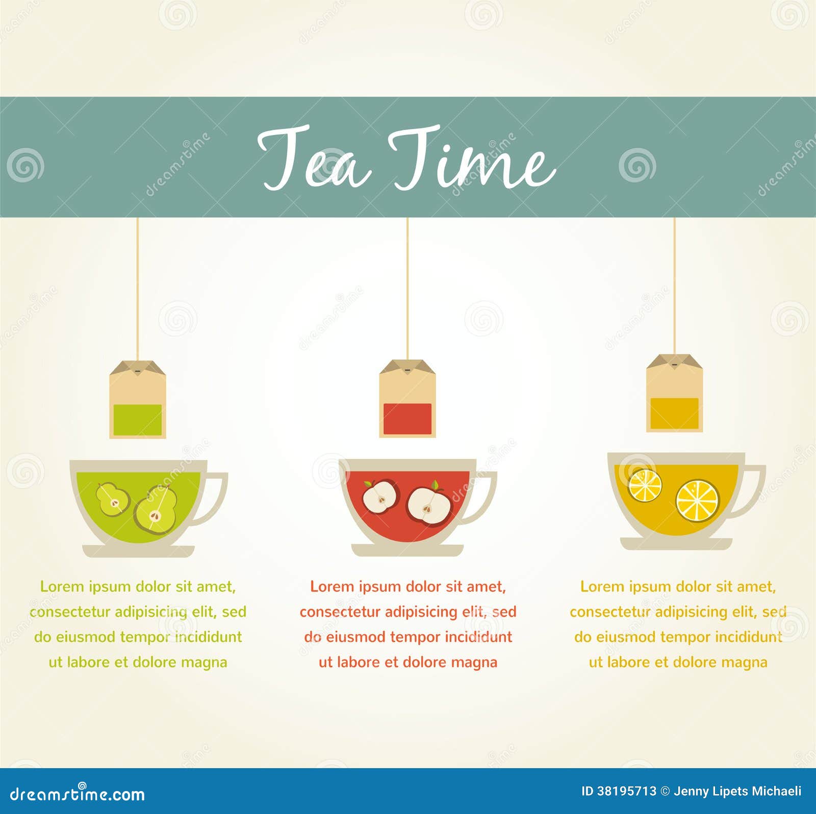 Fruit tea infographics stock vector. Illustration of organic - 38195713