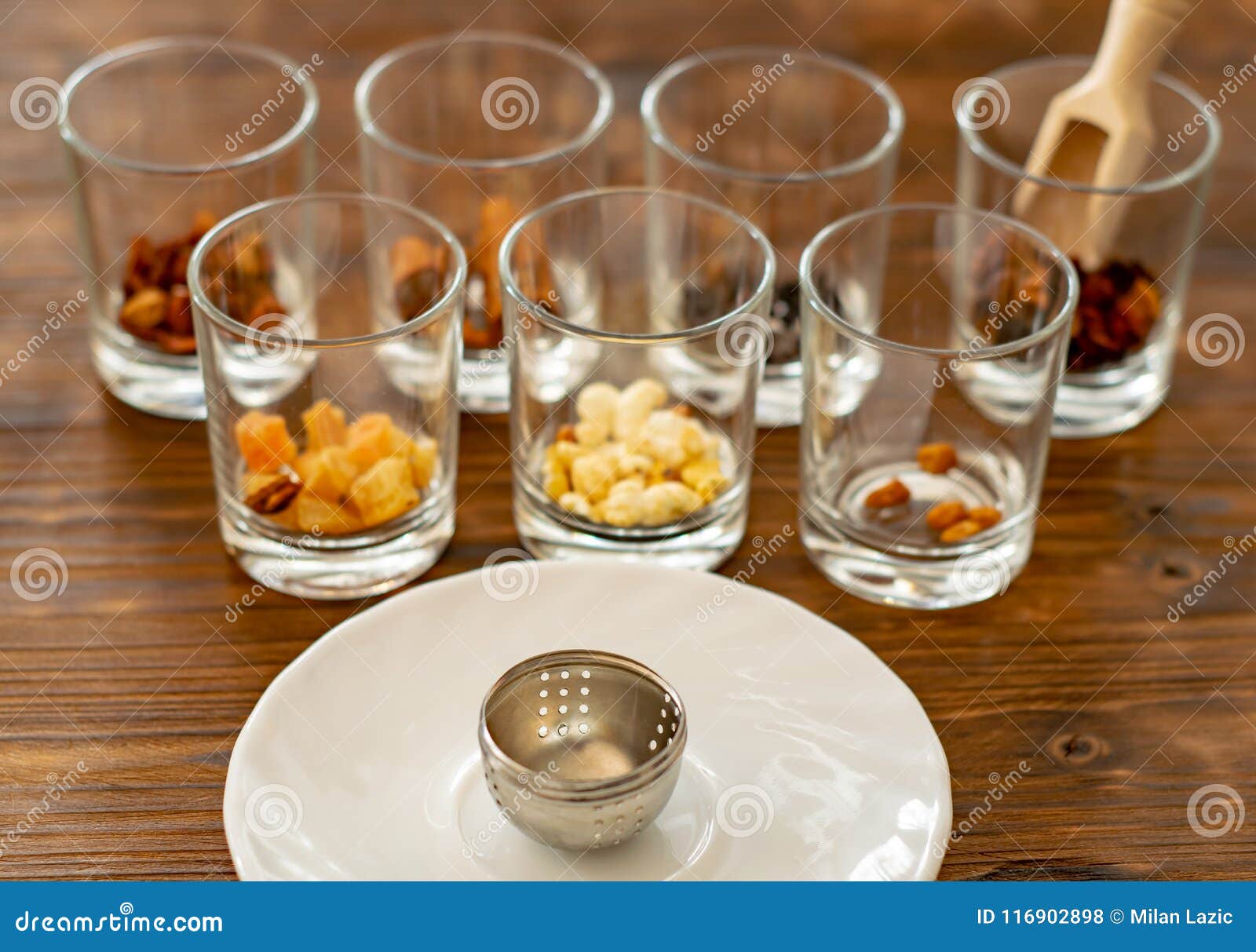 Fruit Tea Ingredients are Ready To Mix Stock Photo - Image of pineapple ...