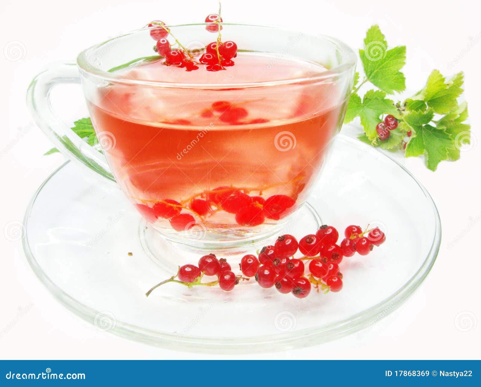 Fruit Tea with Red Currant Extract Stock Image - Image of summer, fruit ...