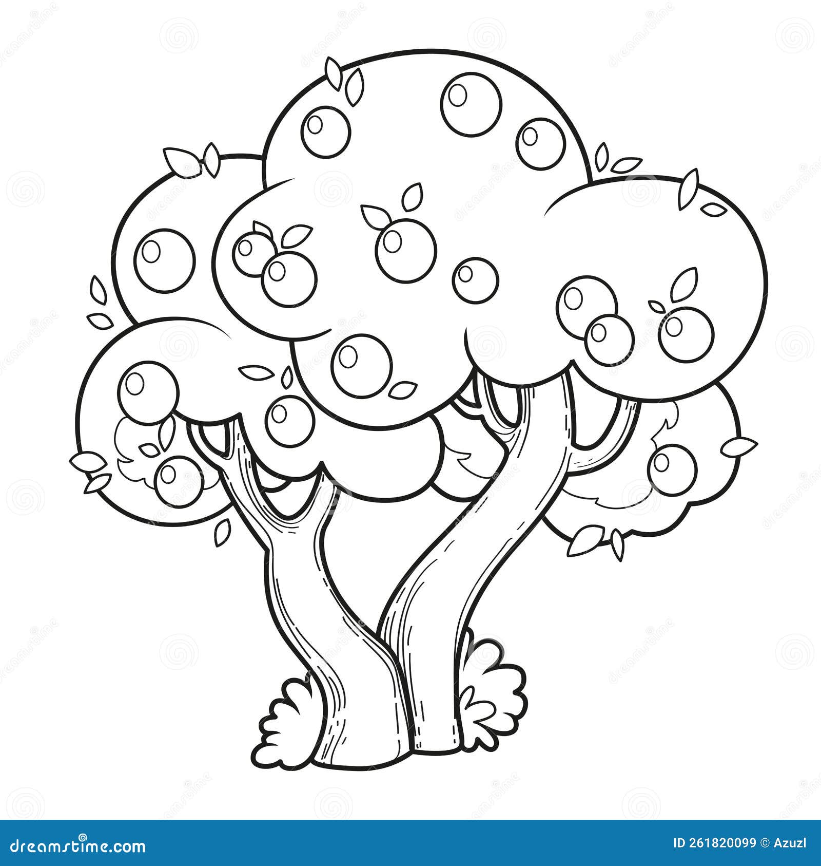 Mango Tree Colouring Pages
