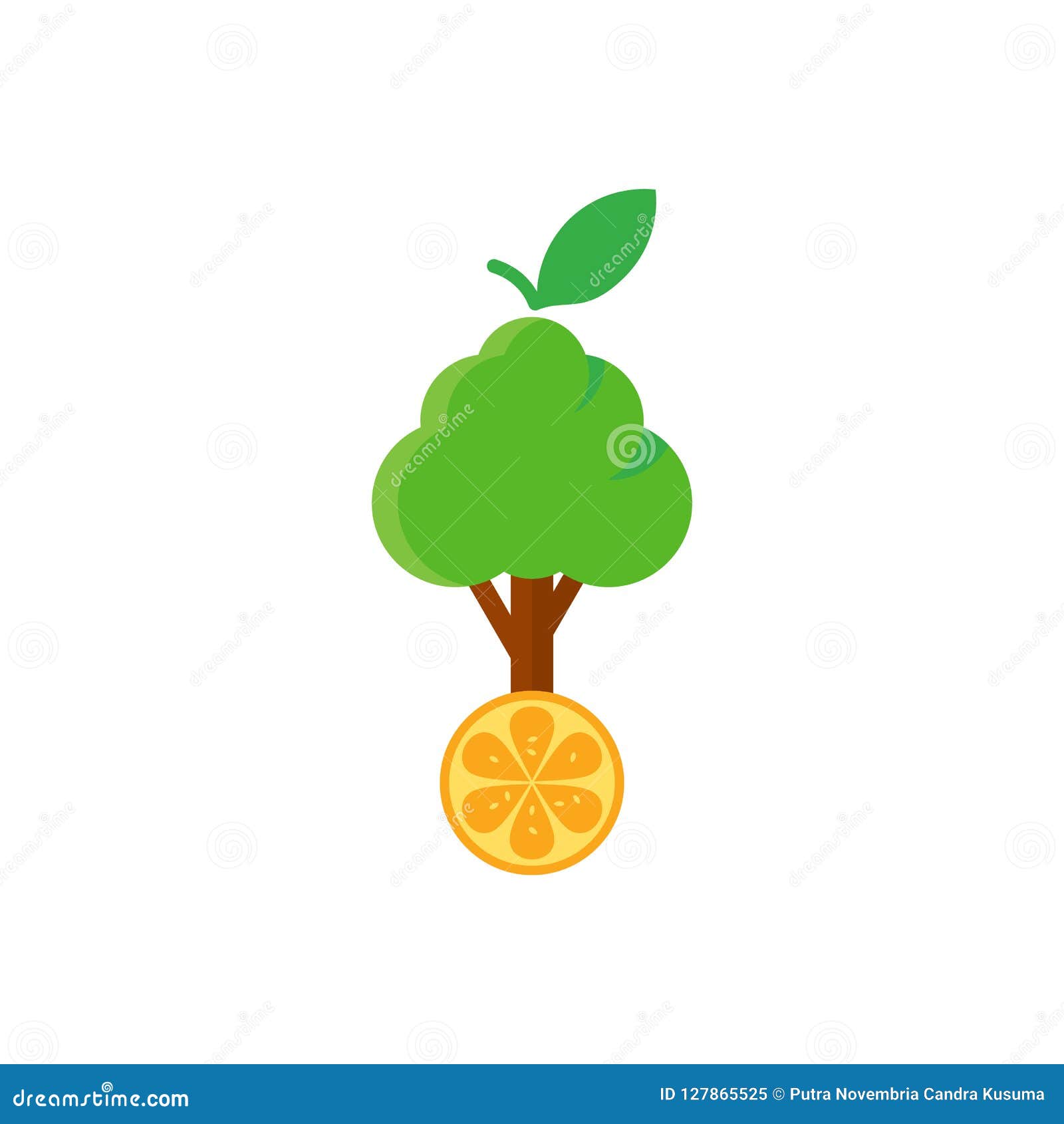 Fruit Tree Logo Icon Design Stock Vector - Illustration of leaf, modern ...