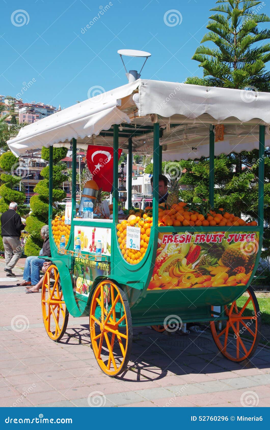 Fruit turc Juice Cart photo éditorial. Image du métropole - 52760296